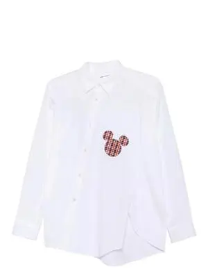 Comme Des Garçons Embroidered Shirt - White