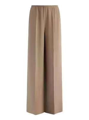 12 STOREEZ Silk Trousers - Brown