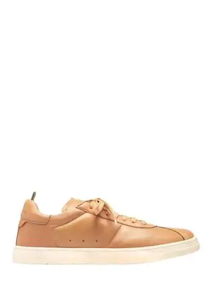Officine Creative Leather Lace-up Sneakers - Brown