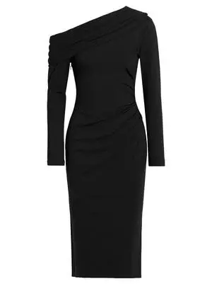 Diane Von Furstenberg Buffy One-shoulder Stretch-jersey Dress - Black