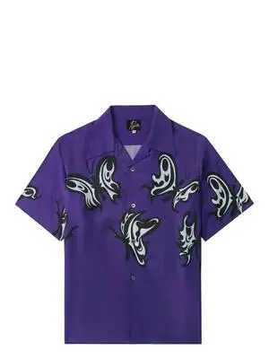 Needles Kae Tanaka One-up Butterfly-print Shirt - Purple