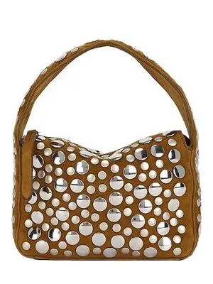 Khaite Elena Small Multi Stud Bag - Mud