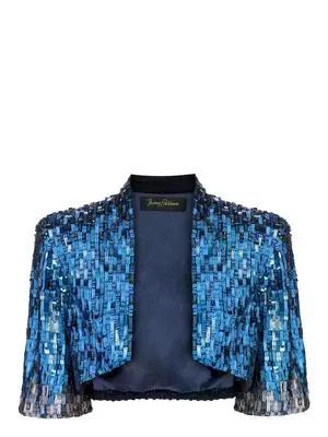 Jenny Packham Cristobel Sequin Jacket - Blue