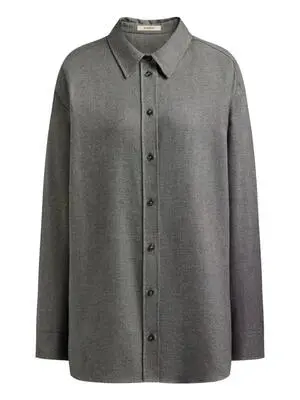 12 STOREEZ Button-up Shirt - Grey
