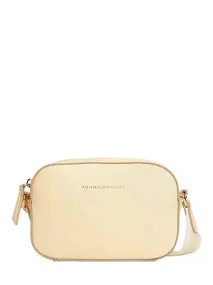 Tommy Hilfiger Embossed-logo Cross Body Bag - Neutrals
