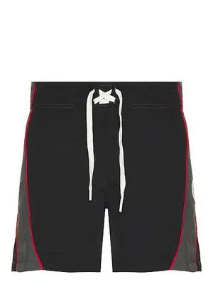 JUNGLES Y2k Panel Boardshorts - Black & Grey
