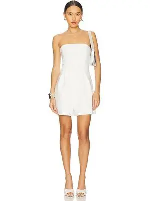 Bardot Karoline Strapless Playsuit - Orchid White