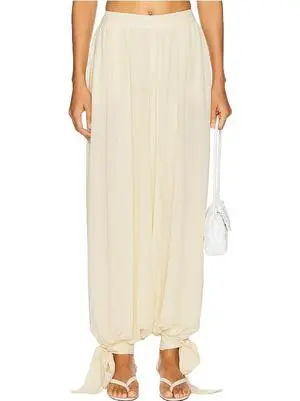 Bardot Alira Soft Balloon Pant - Soft Beige