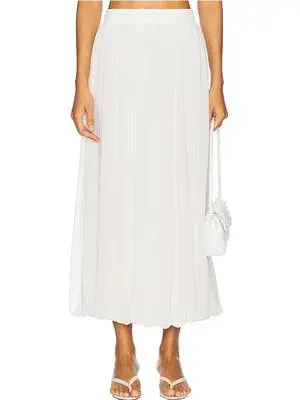 Bardot Corina Chiffon Maxi Skirt - Ivory