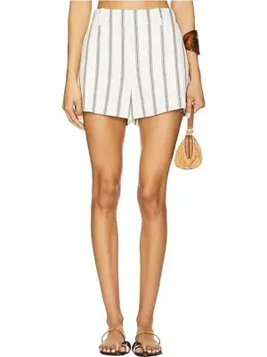 A.L.C. Mac Short - Cream Stripe