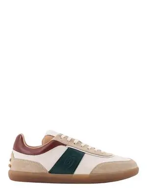 TOD'S Leather Low-top Sneakers - White