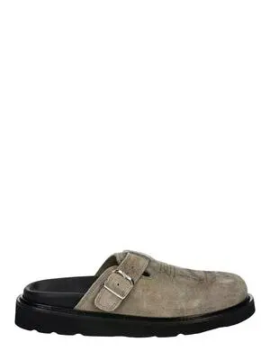 Kenzo Matto Buckled-detail Mules - Neutrals