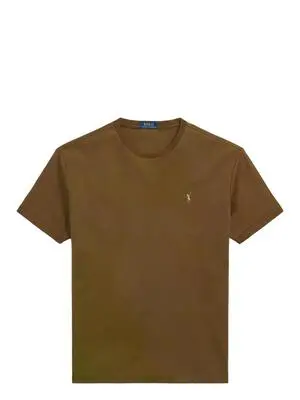 Polo Ralph Lauren Embroidered Crew-neck T-shirt - Brown