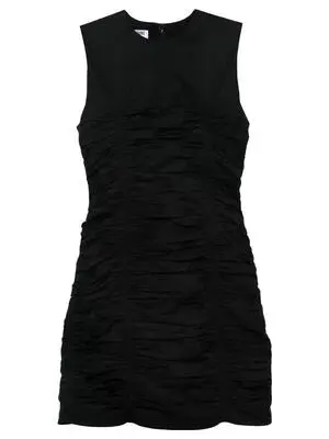 Moschino Sleeveless Ruched Dress - Black