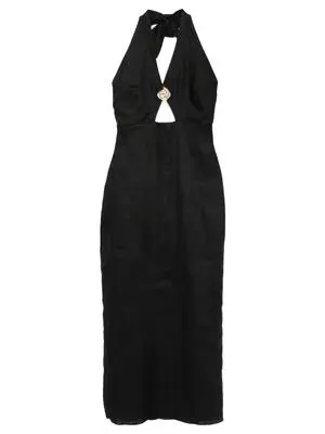 CALA DE LA CRUZ Clara Maxi Dress - Black