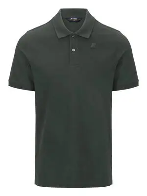 K-WAY Logo-patch Polo Shirt - Green