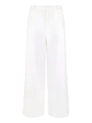 Max Mara Belt-loops Trousers - White