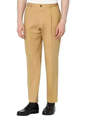 SANTANIELLO Tapered Trousers - Brown
