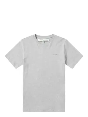 Off-White Slim Fit Logo T-shirt - Grey/black