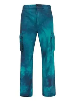 Off-White Ripstop Tie-dye Cargo Pants - Blue