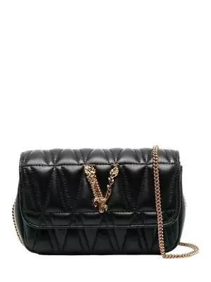 Versace Virtus Mini Bag - Black
