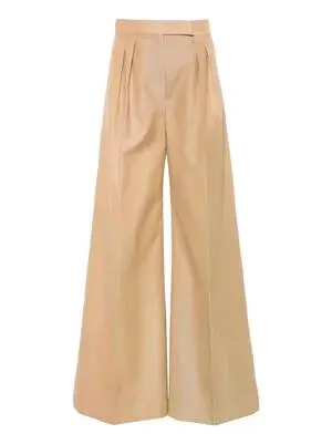Max Mara Pleat-detailing Palazzo Pants - Neutrals