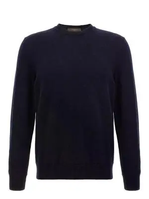 ZANONE Wool Crewneck Sweater Blue