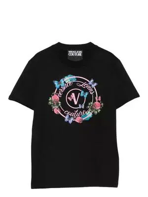 Versace Logo-print T-shirt - Black