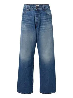 Khaite Winslow Mid-rise Straight-leg Jeans - Light Denim