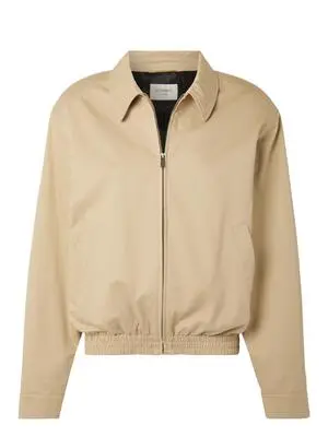 Saint Laurent Cotton-twill Jacket - Neutrals