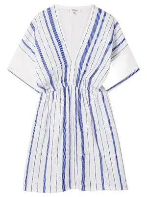 LEMLEM Alem Striped Mini Dress - White