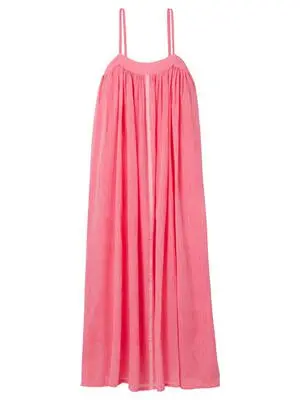 LEMLEM Eda Cotton-voile Maxi Dress - Pink