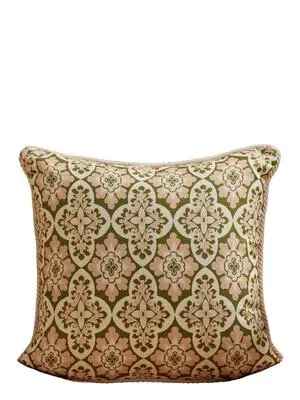 La DoubleJ Printed Woven Cushion - Pink