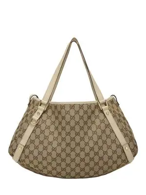 Gucci Original GG D-Ring Abbey Tote Beige