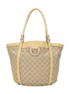 Gucci Original GG D-Ring Abbey Tote Yellow