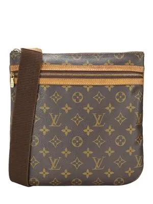 LOUIS VUITTON Monogram Pochette Bosphore - Brown