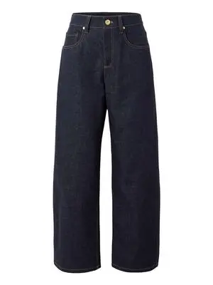 Brunello Cucinelli Wide-Leg Jeans Dark Denim