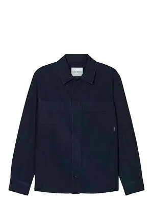 Closed Button-up Denim Shirt - Blue