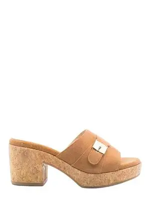 DR. SCHOLL'S SHOES Ophelia Platform Sandals - Brown