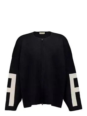 Fear Of God Wool Full-zip Sweater - Black