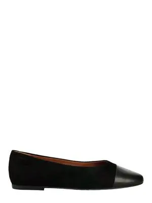 VAGABOND SHOEMAKERS Jolin Suede Ballet Flats - Black