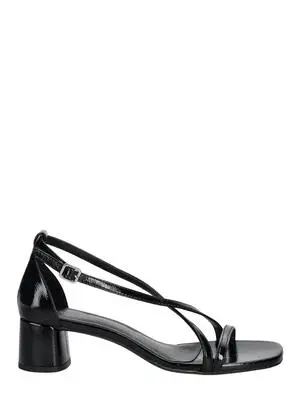 VAGABOND SHOEMAKERS Piper Patent Leather Crossover-strap Sandals - Black