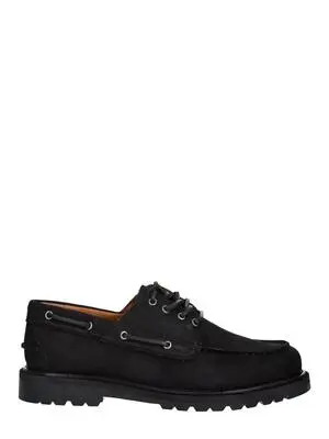 VAGABOND SHOEMAKERS Leather Boat Shoes - Black