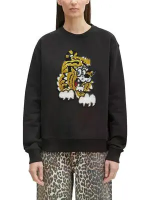 Kenzo Sequin-embellished Sweatshirt - Black