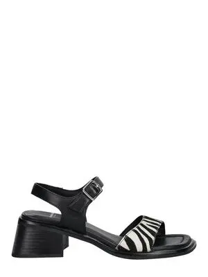 VAGABOND SHOEMAKERS Ines Zebra-print Block-heel Sandals - White