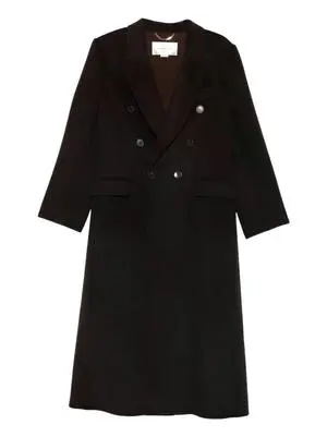 Victoria Beckham Double-breasted Button-up Coat - Brown