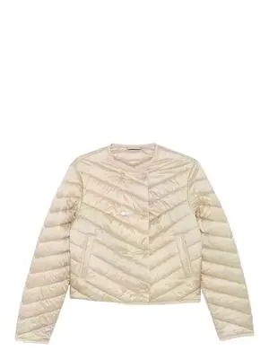 BOSS Pranella Quilted Chevron Jacket - Neutrals