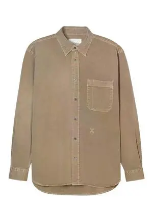 Closed Pocket Shirt - Brown