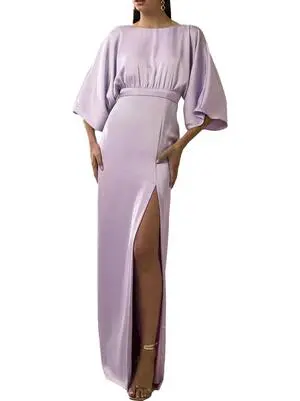 NICOLE MILLER Crew-Neck Maxi Dress