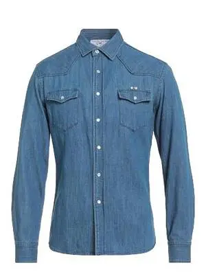 Maison Kitsuné Denim Shirt Size Cotton - Blue